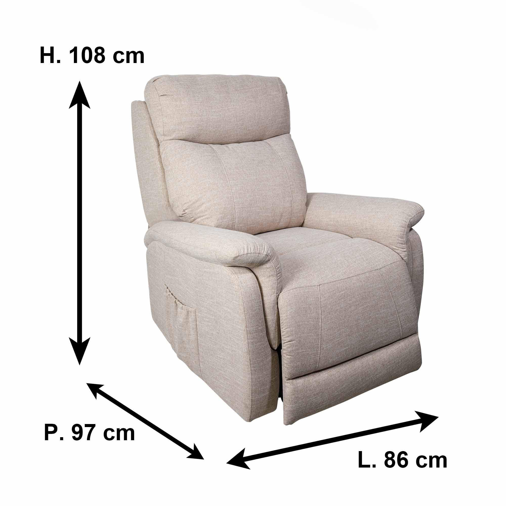 Fauteuil-releveur massant et chauffant | Sédao