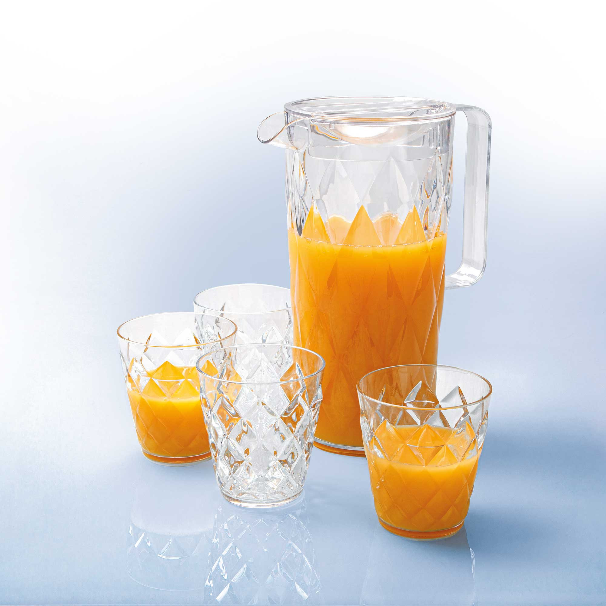 Pichet et 4 verres incassables | Sédao